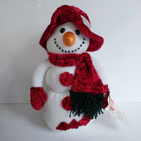 Holiday | Vintage Luv Hug Light Up Musical Christmas Snowman Plush ...